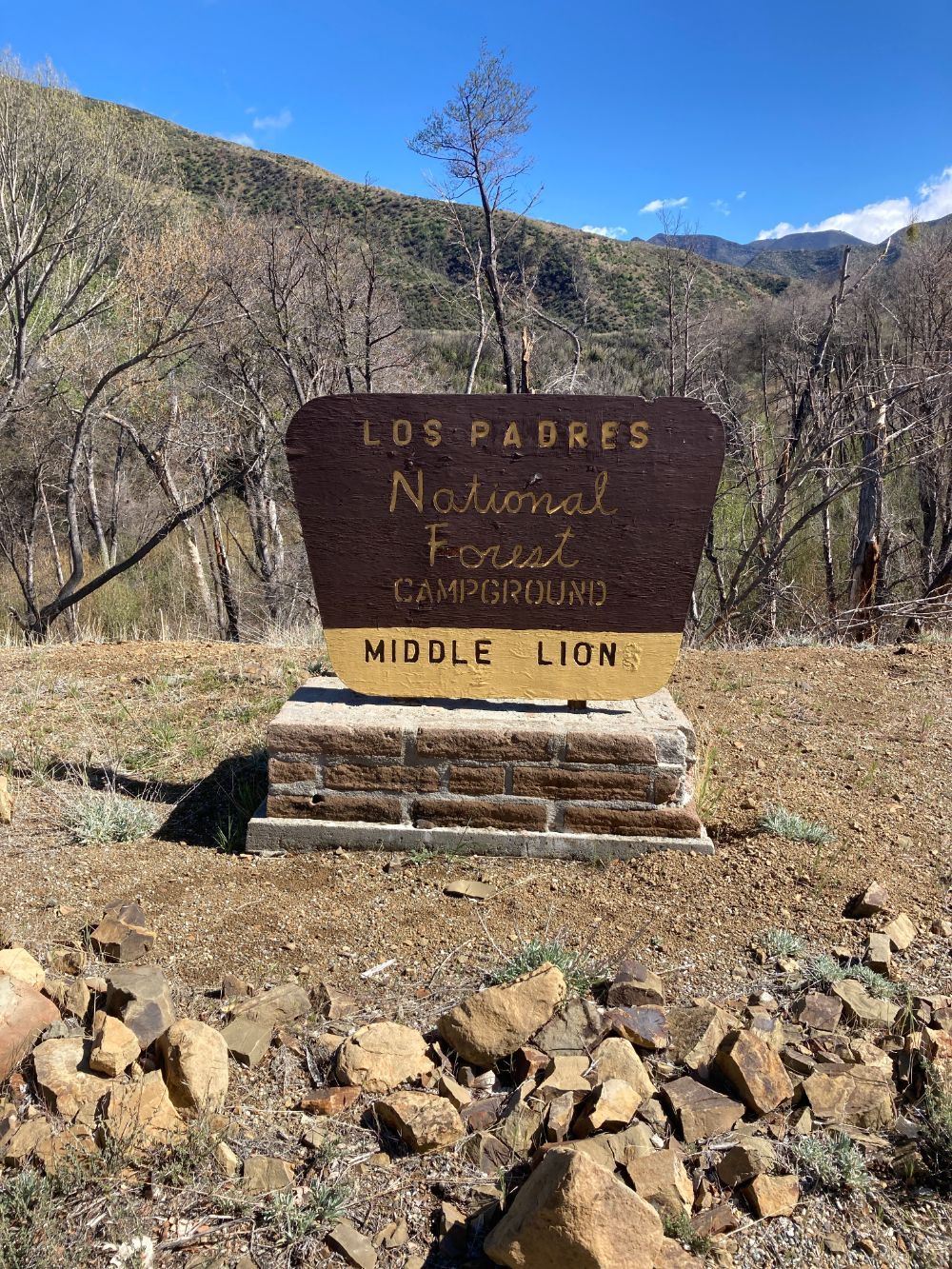 Middle Lion Campground Near Ojai, CA